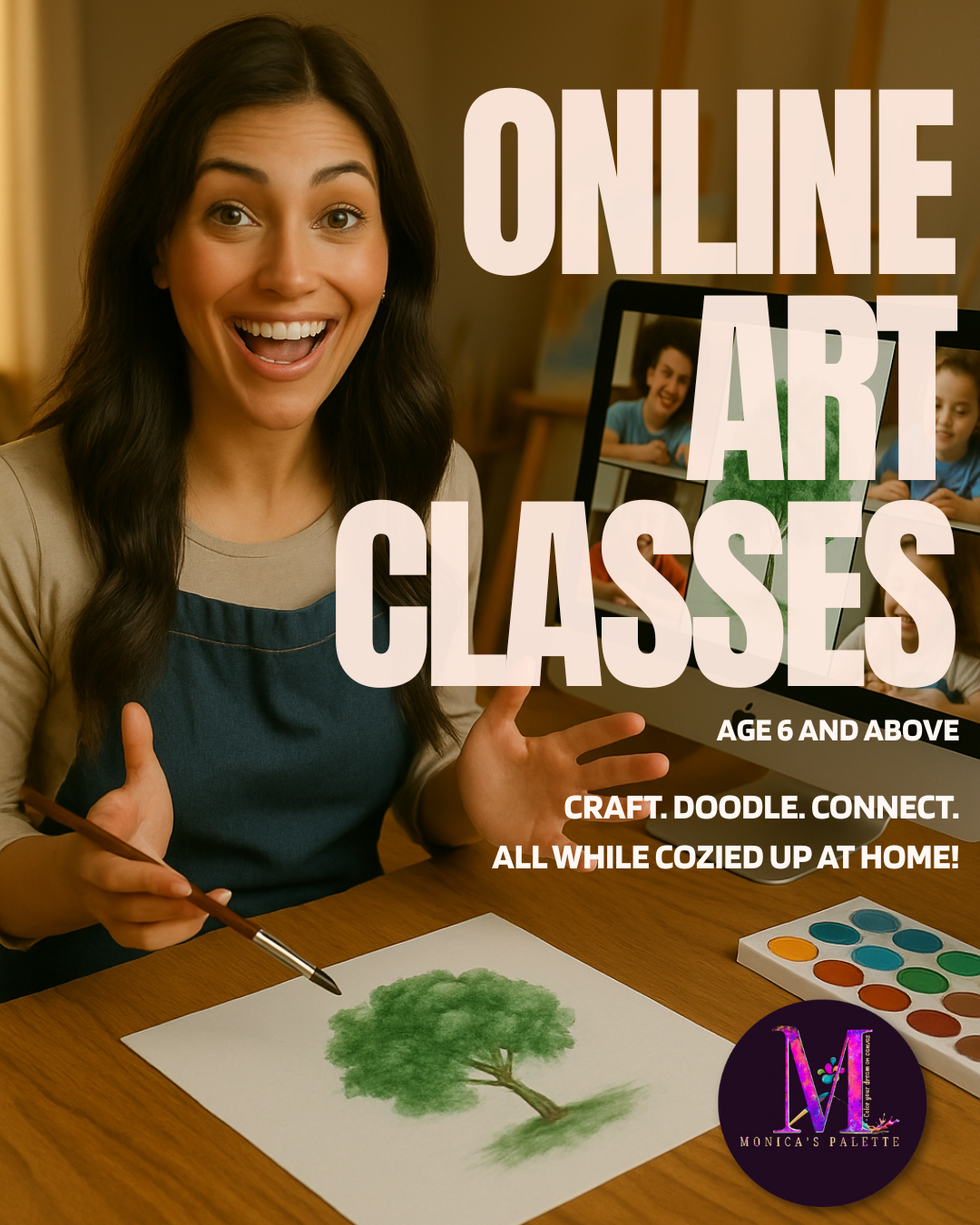 Online Art Classes for Kids – Monica's Palette